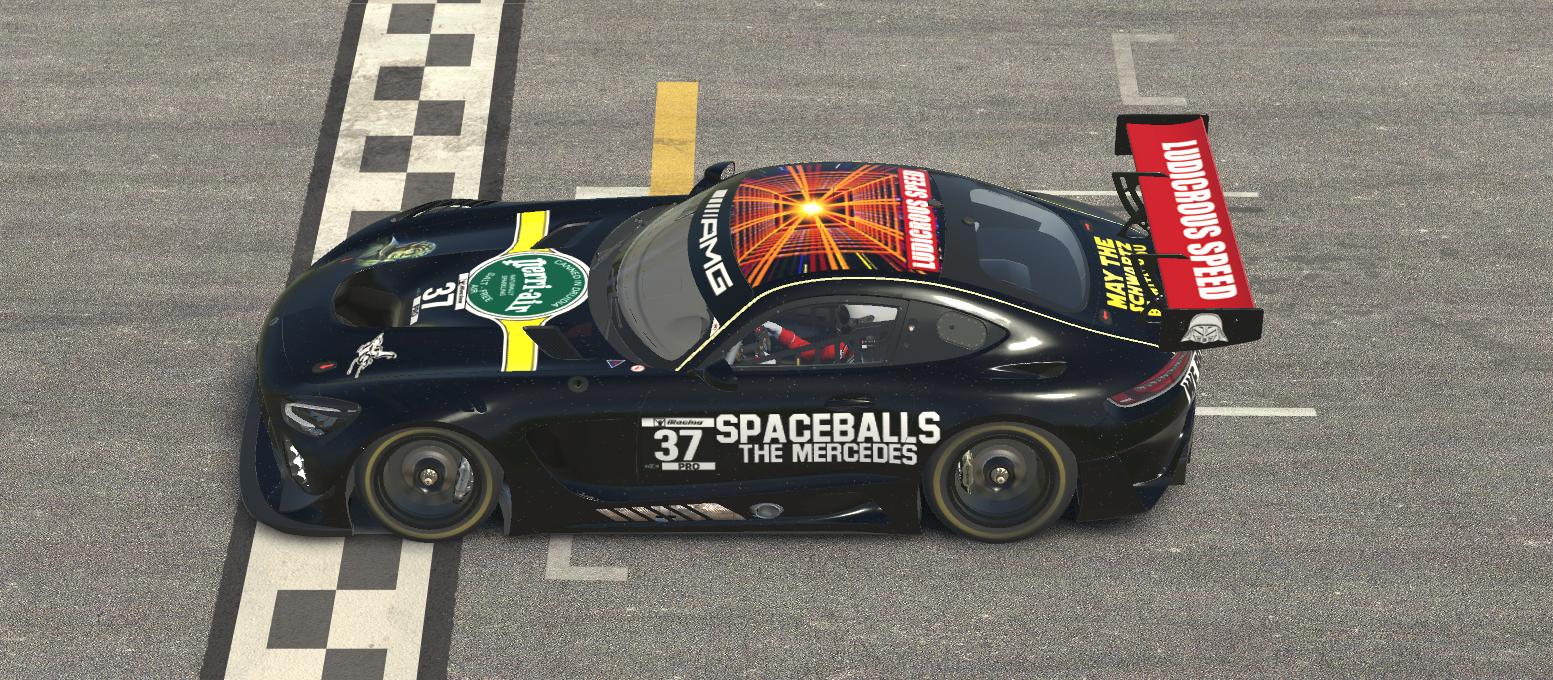 Spaceballs Mercedes AMG GT3 IMSA decals by Brendon Philippe - Trading ...