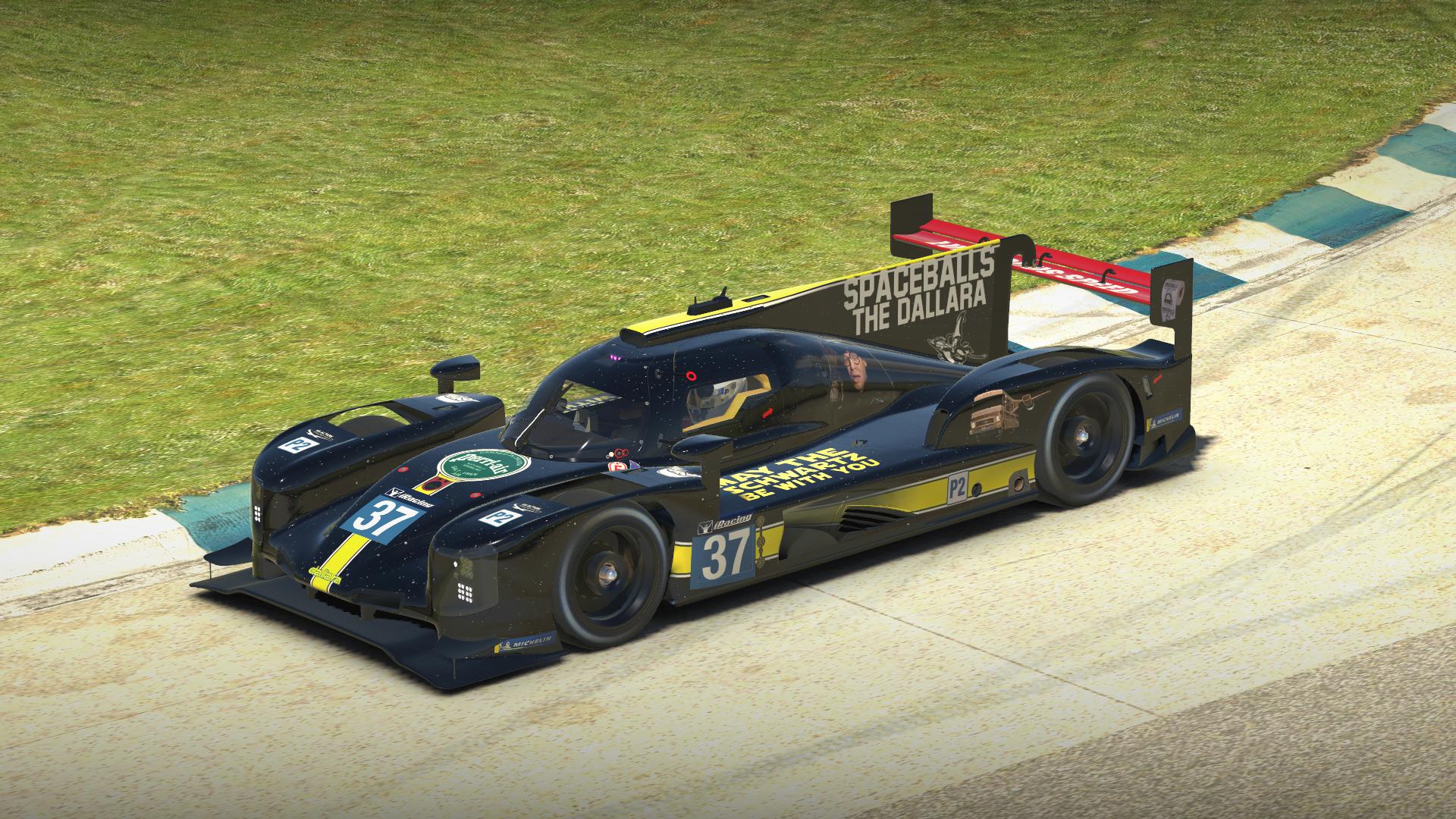 Spaceballs Dallara P217 IMSA decals by Brendon Philippe - Trading Paints