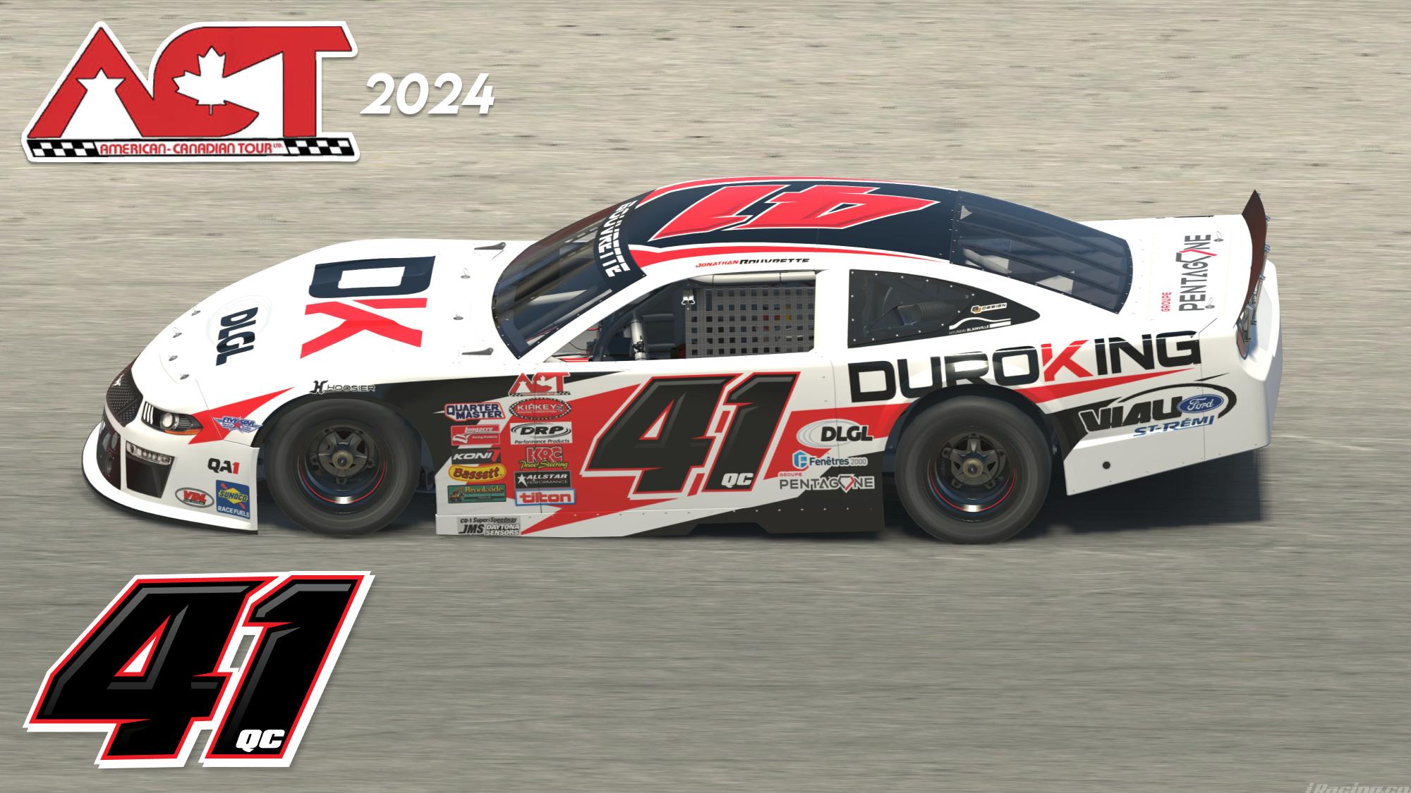 2024 Jonathan Bouvrette Duroking ACT Late Model Mustang by Matthew ...