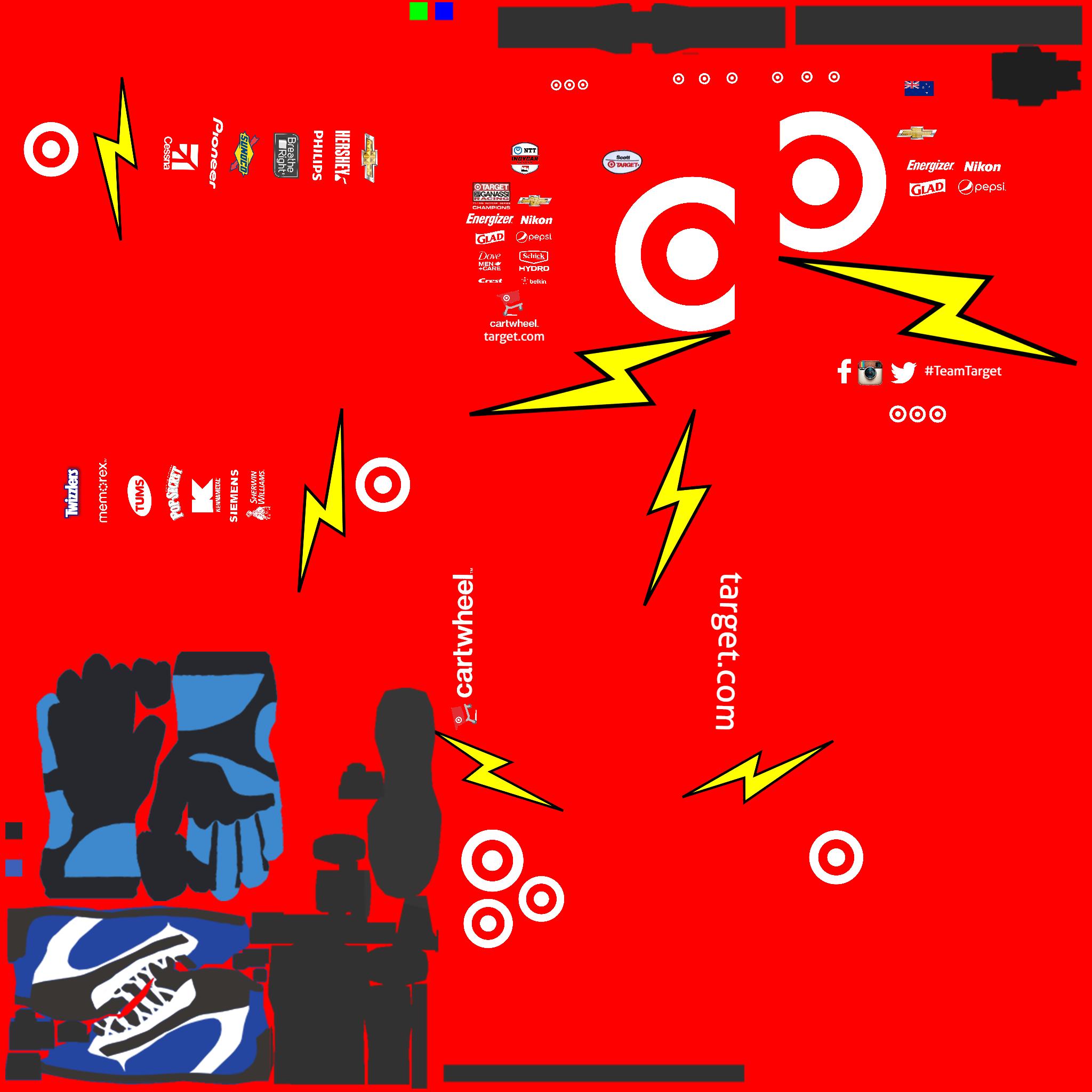 Scott Dixon Target Lightning Bolt 2016 IndyCar Series Firesuit ...