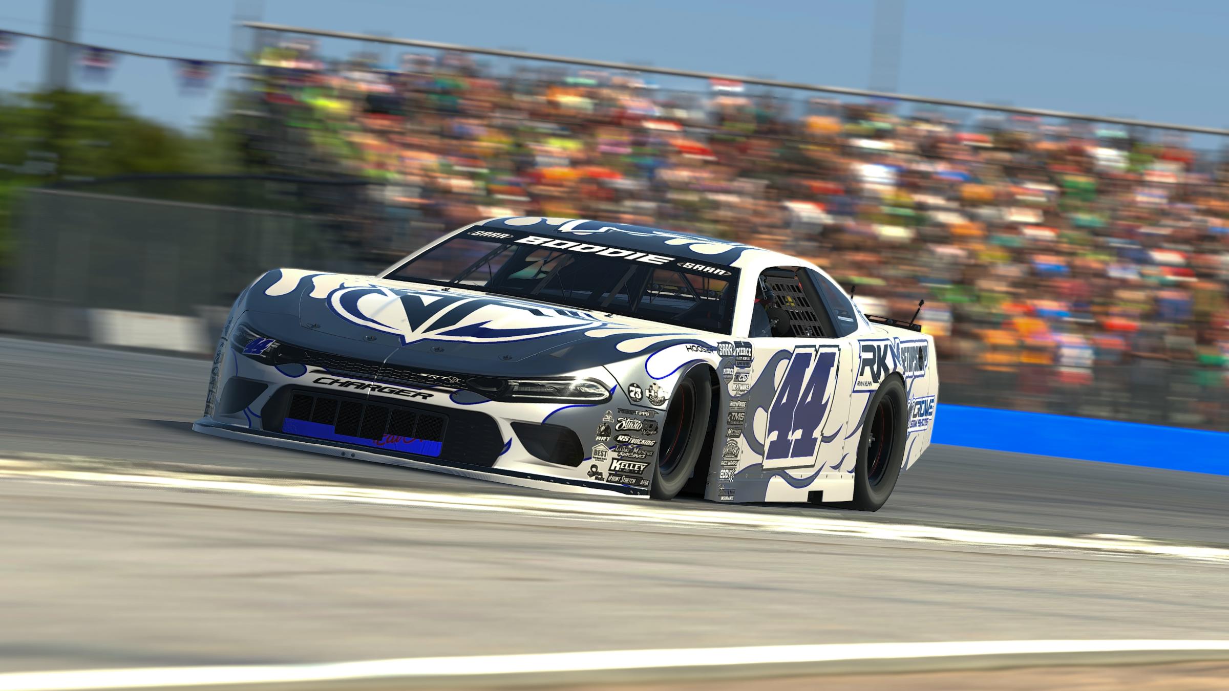 White Silver Flamed 44 by Corey Boddie - Trading Paints