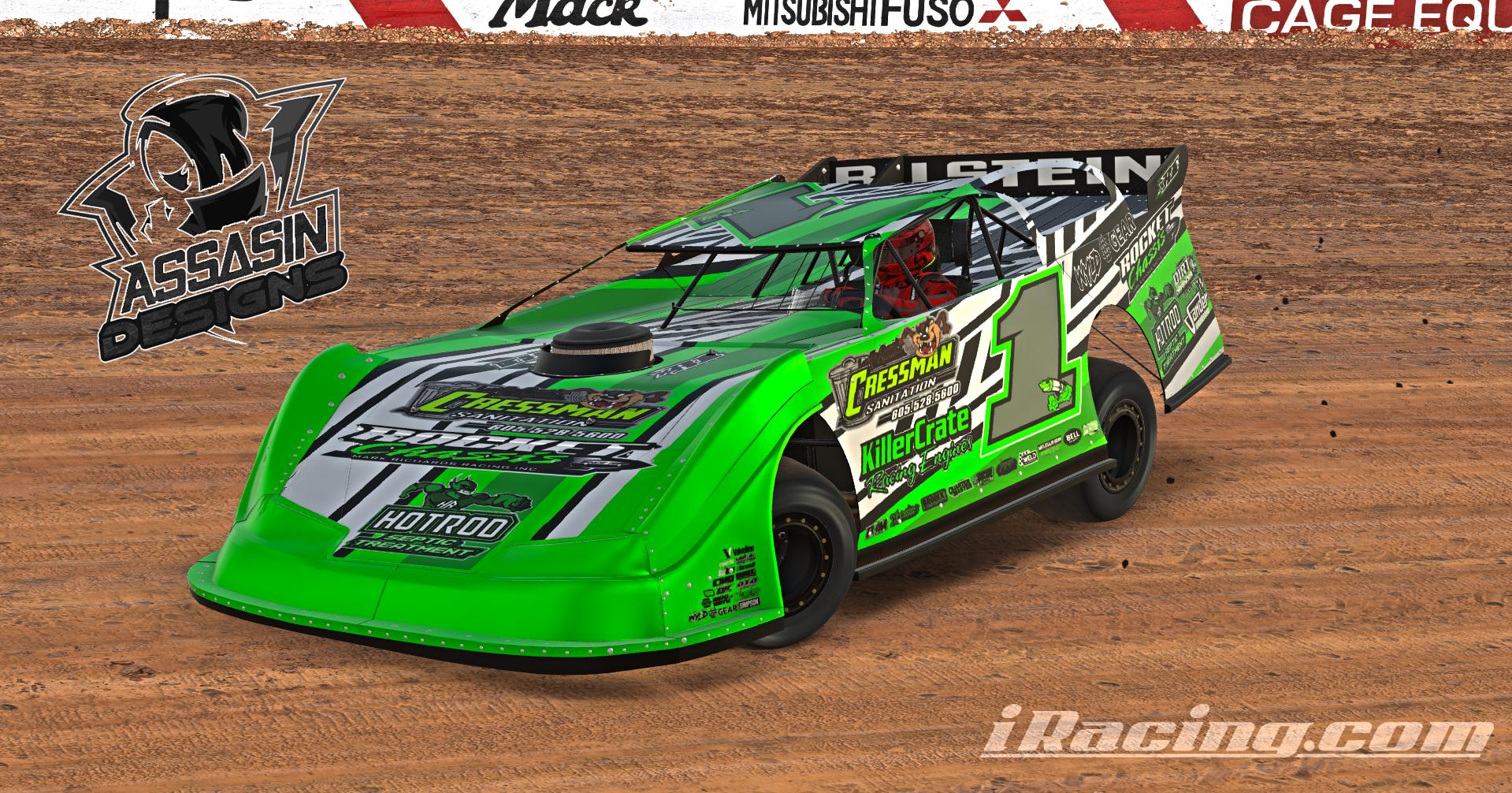 Green Cressman Rocket Xr1 by Austin M. - Trading Paints