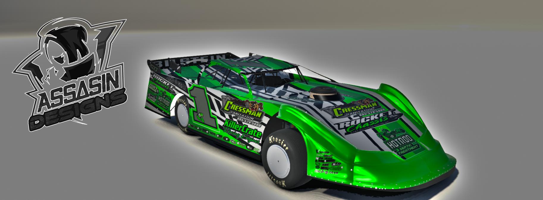 Green Cressman Rocket Xr1 by Austin M. - Trading Paints