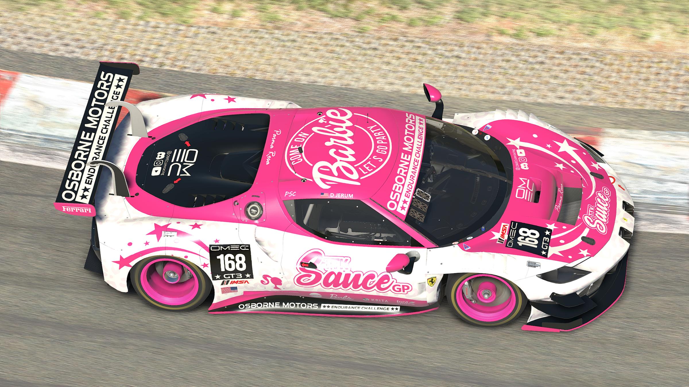 TTKSauceGP Ferrari 296 GT3 "Parma Rosa" S6 by Patrick Cantrell ...