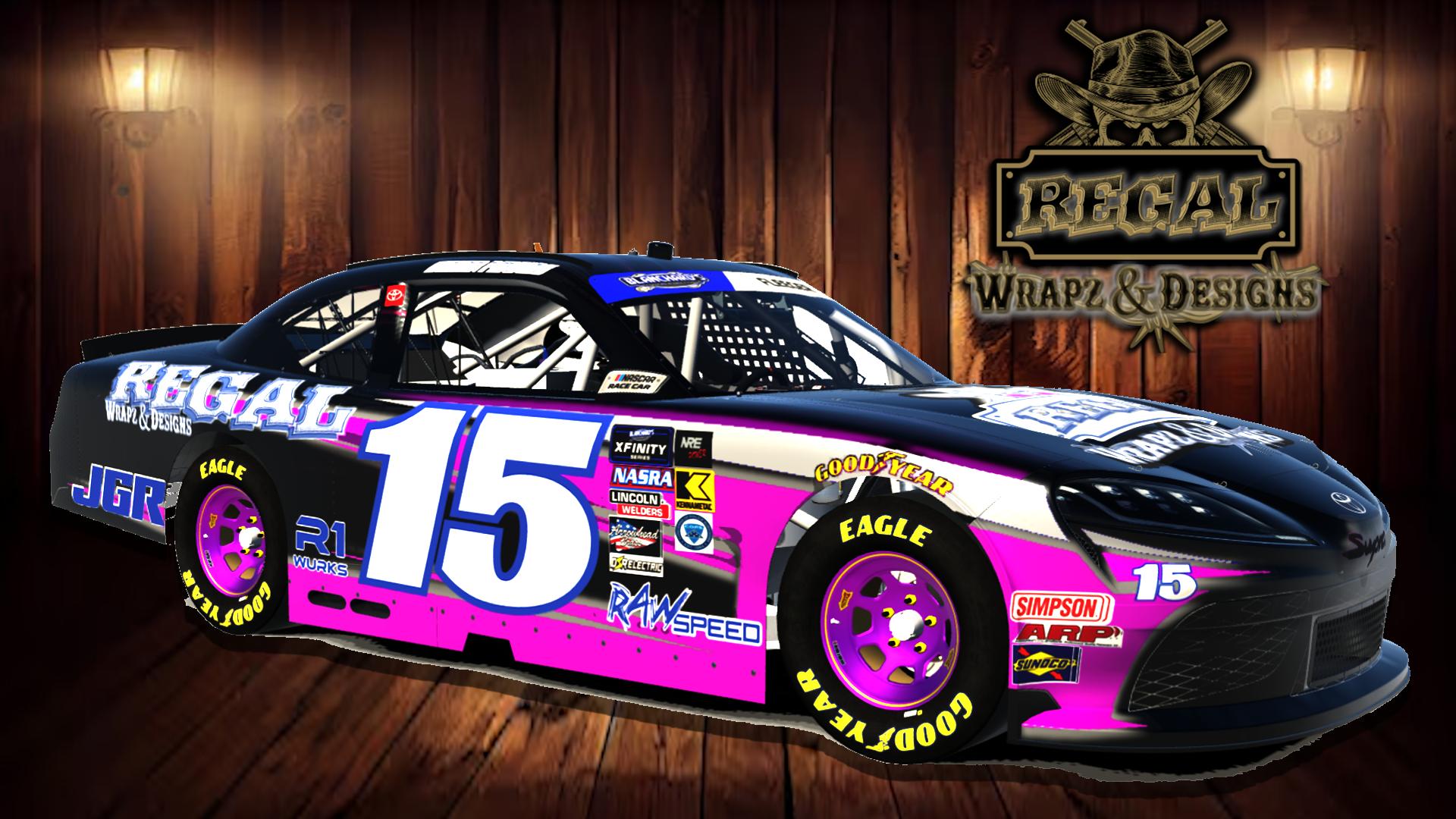 Hunter Parsons Regal Wrapz & Designs Pink by Adam F. - Trading Paints