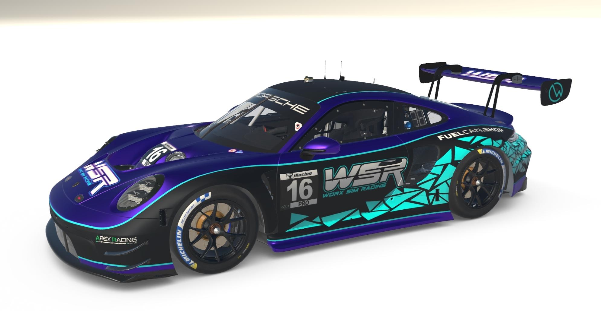 Worx Sim Racing Porsche GT3 by Corbin N Lenaway - Trading Paints