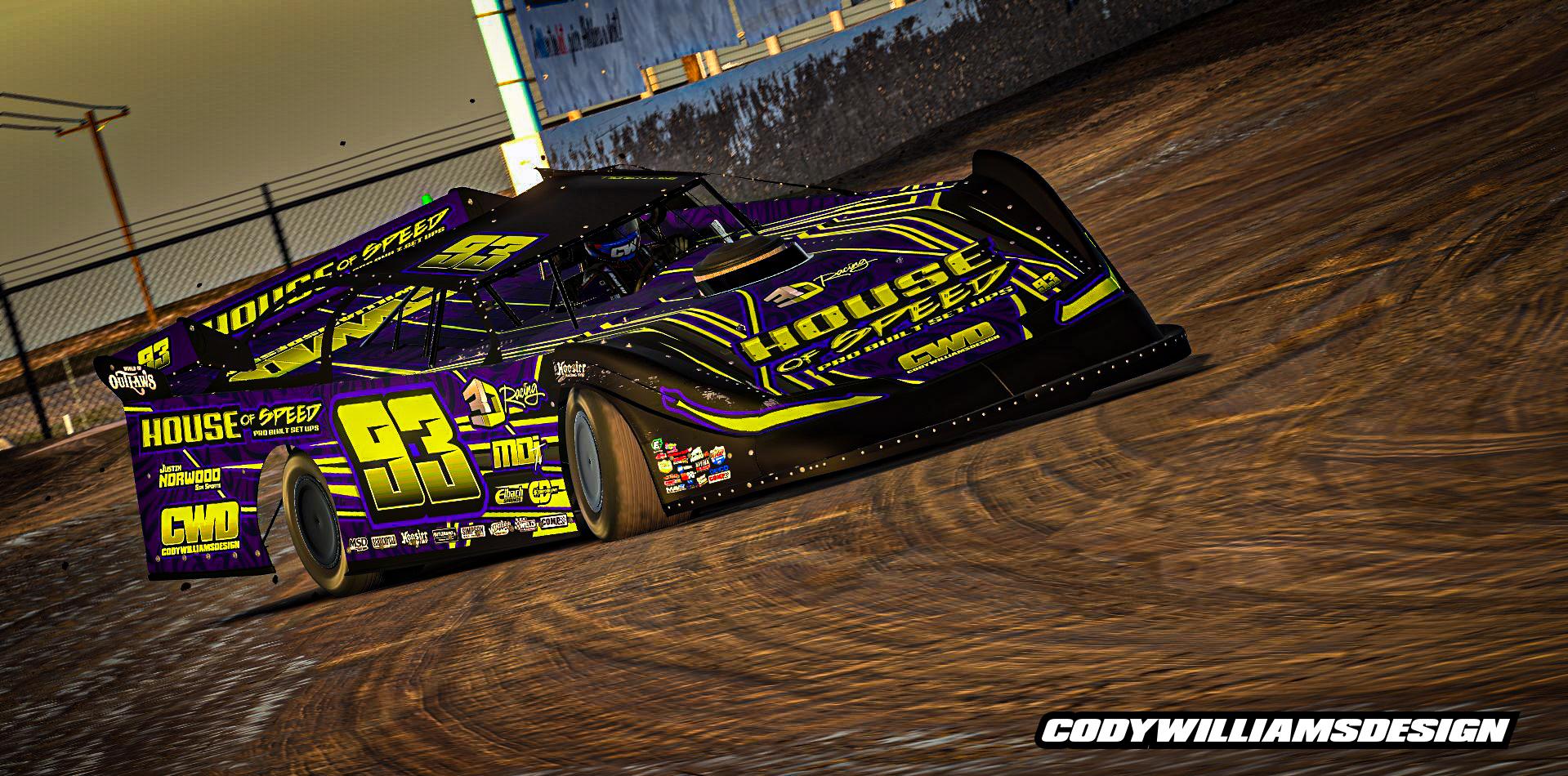 Brett Caudill Dirt Late Model! by Cody G Williams - Trading Paints