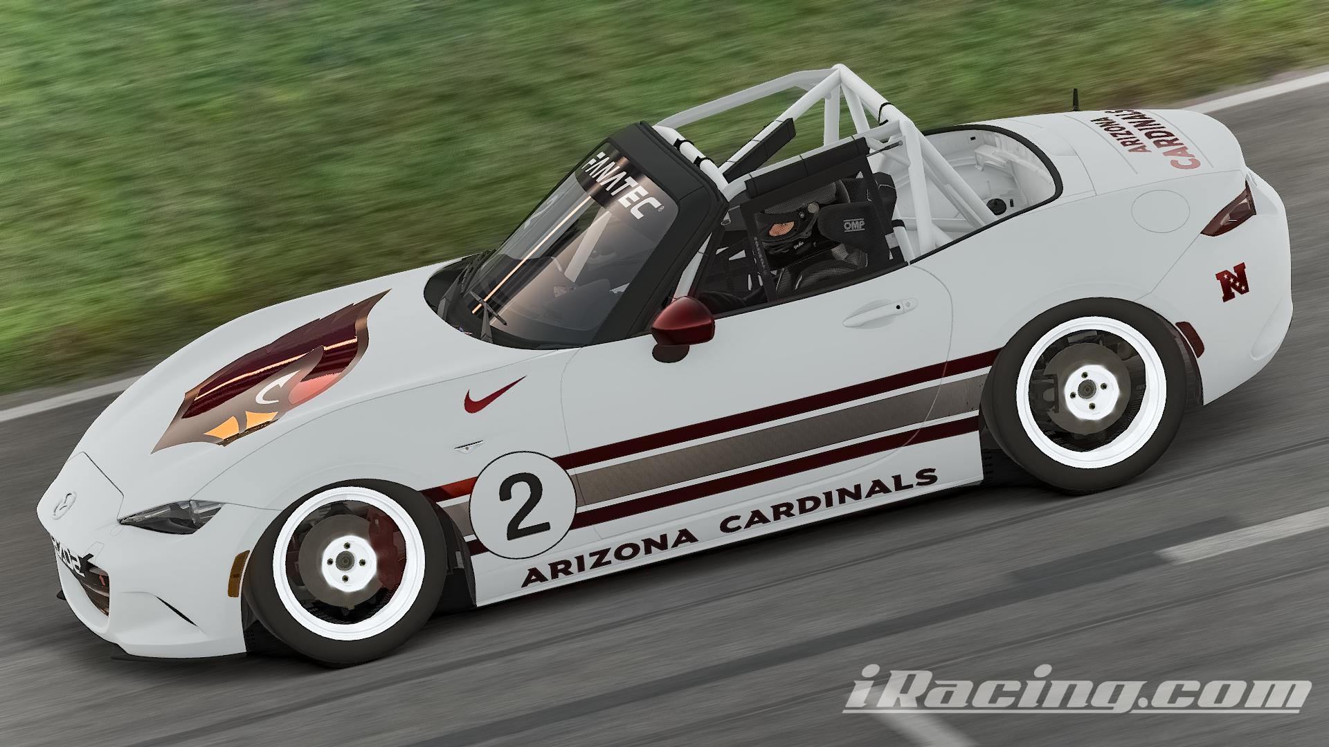 Arizona Cardinals Mazda MX-5 "Away" by Julio N. - Trading Paints