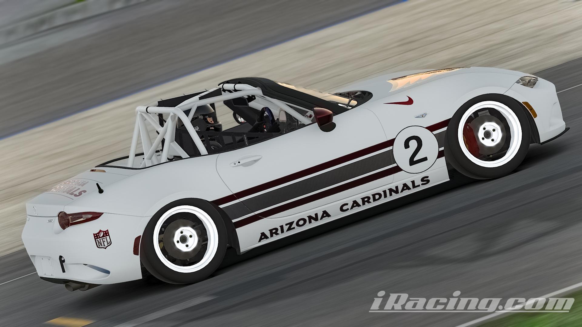 Arizona Cardinals Mazda MX-5 "Away" by Julio N. - Trading Paints
