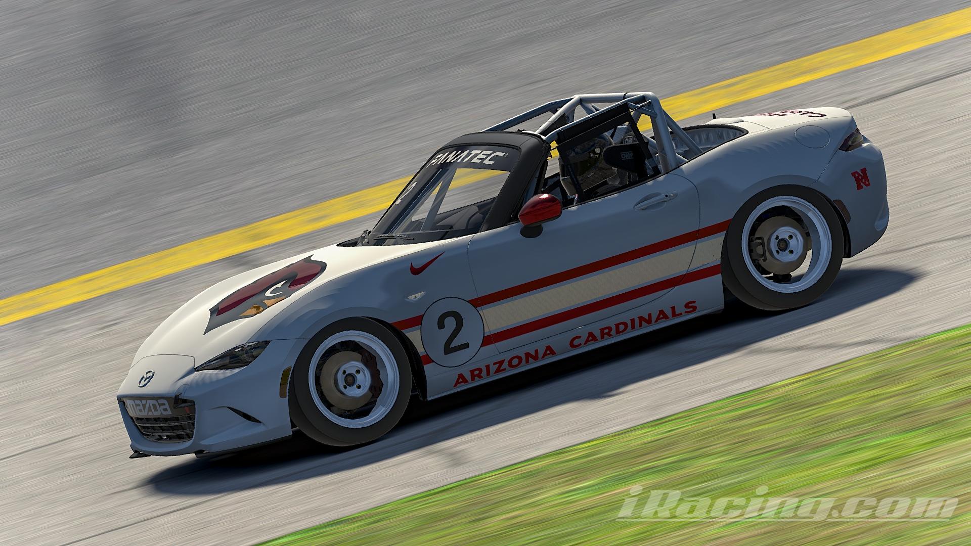 Arizona Cardinals Mazda MX-5 "Away" by Julio N. - Trading Paints