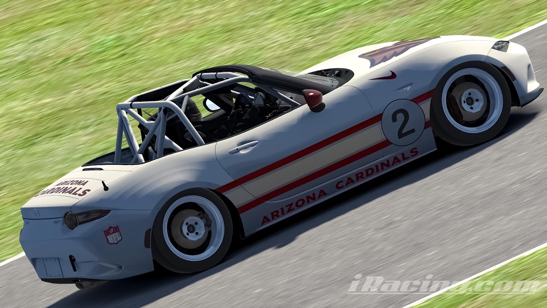 Arizona Cardinals Mazda MX-5 "Away" by Julio N. - Trading Paints