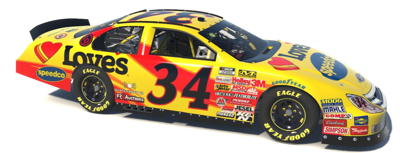 Front Row Motorsports Love’s Travel Stops Ford 34 by Joseph Segalla ...