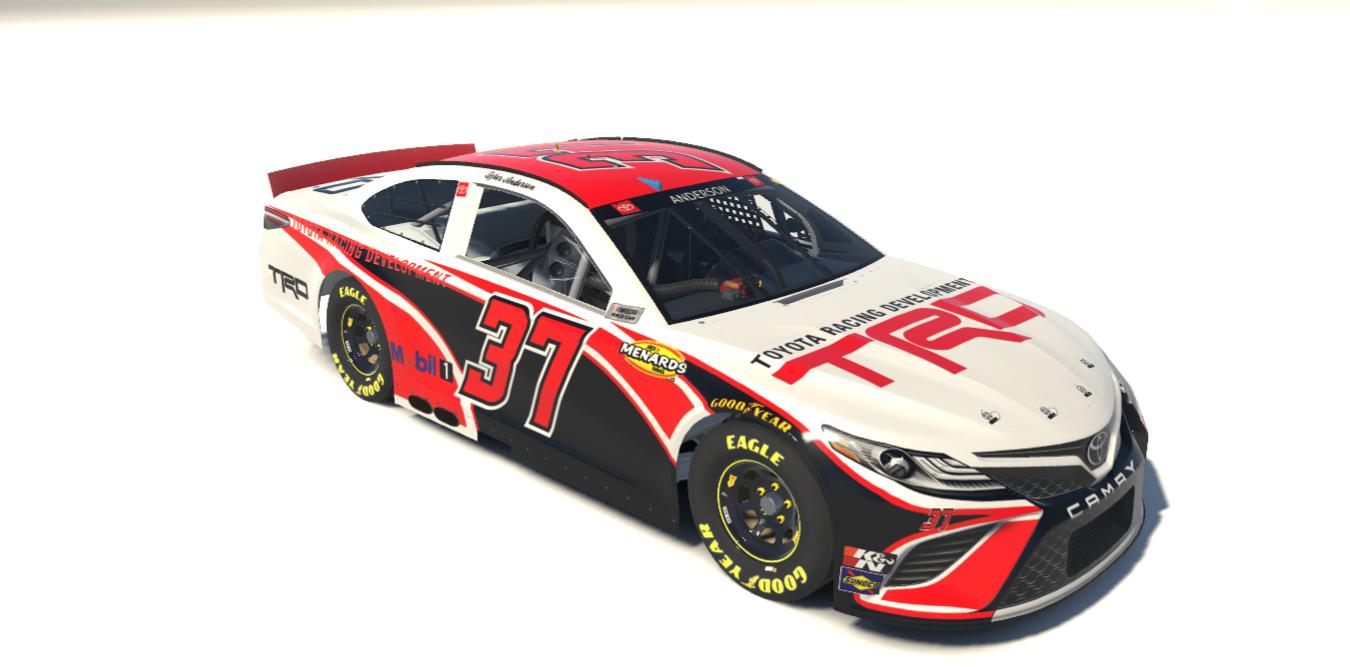 Tyler Anderson #37 by Kody Huddleston - Trading Paints