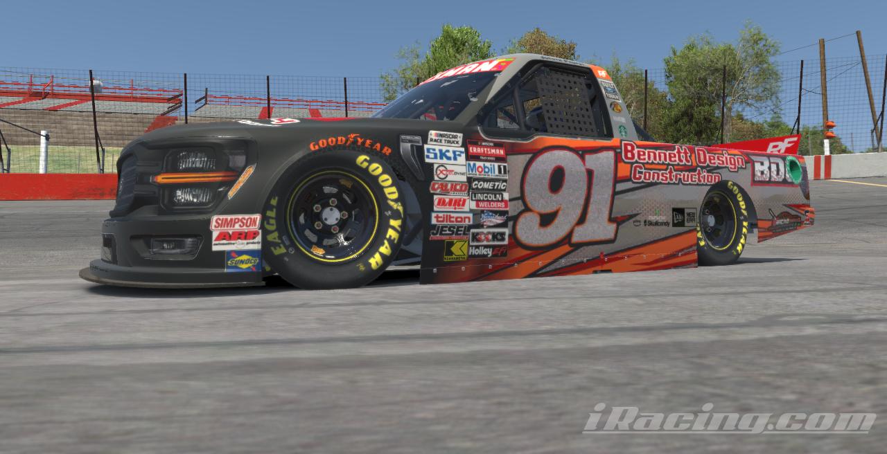 Jordyn Propst #91 Bennett Design Construction F150 W/ Spec Map by Rob ...