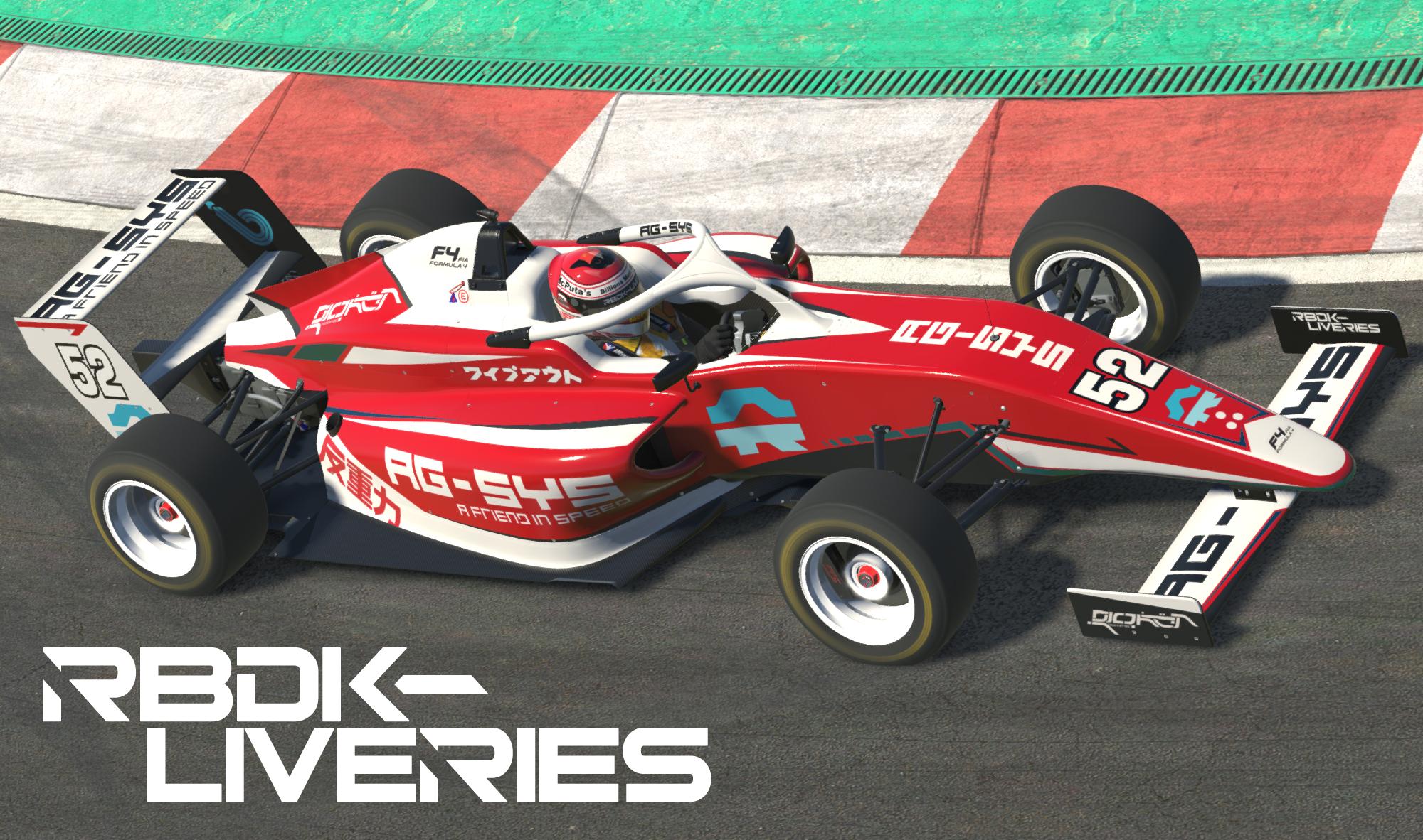 AG Systems Formula 4 - Red Base by Rolf H. - Trading Paints