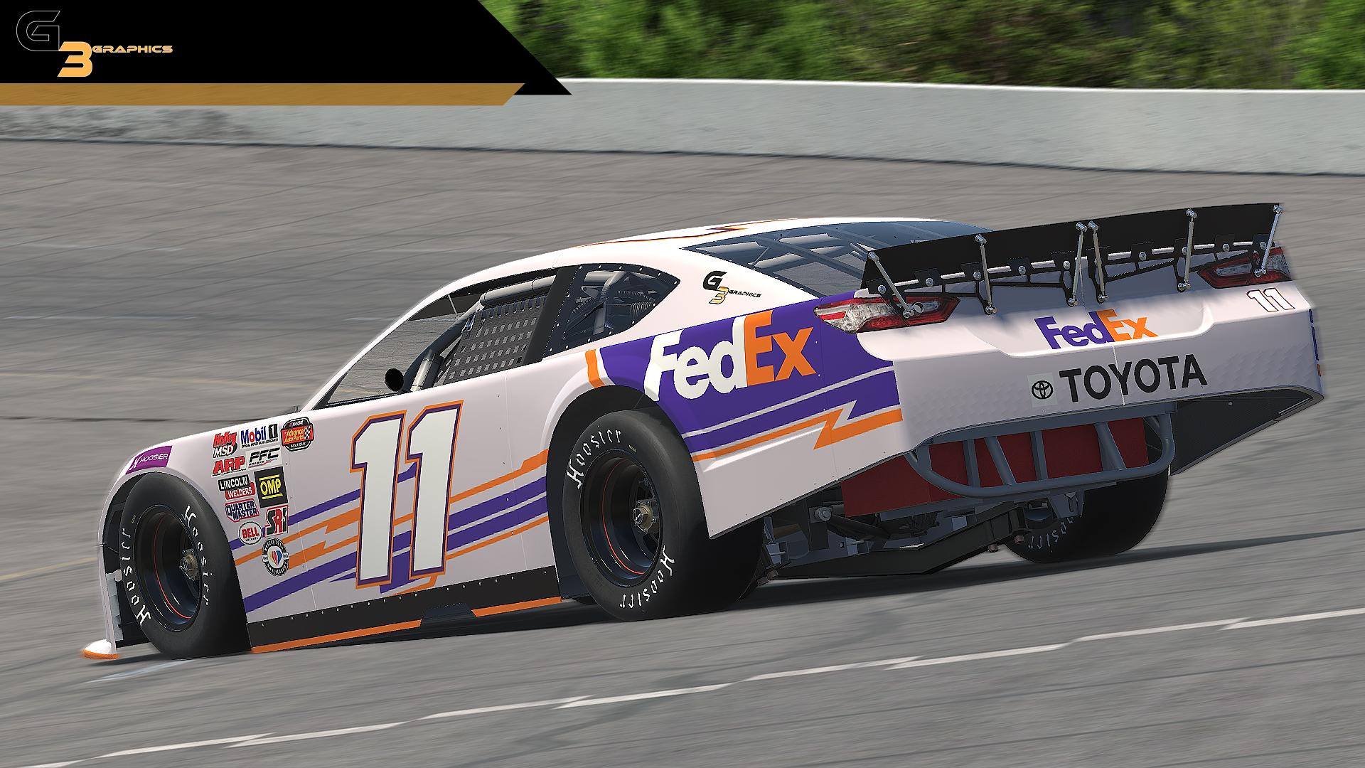 FedEx Late Model Stock With Numbers by Trey J Galgon - Trading Paints