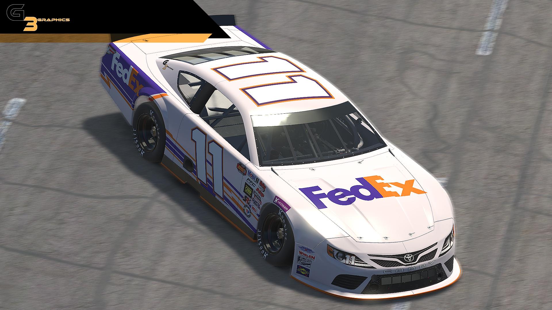 FedEx Late Model Stock With Numbers by Trey J Galgon - Trading Paints