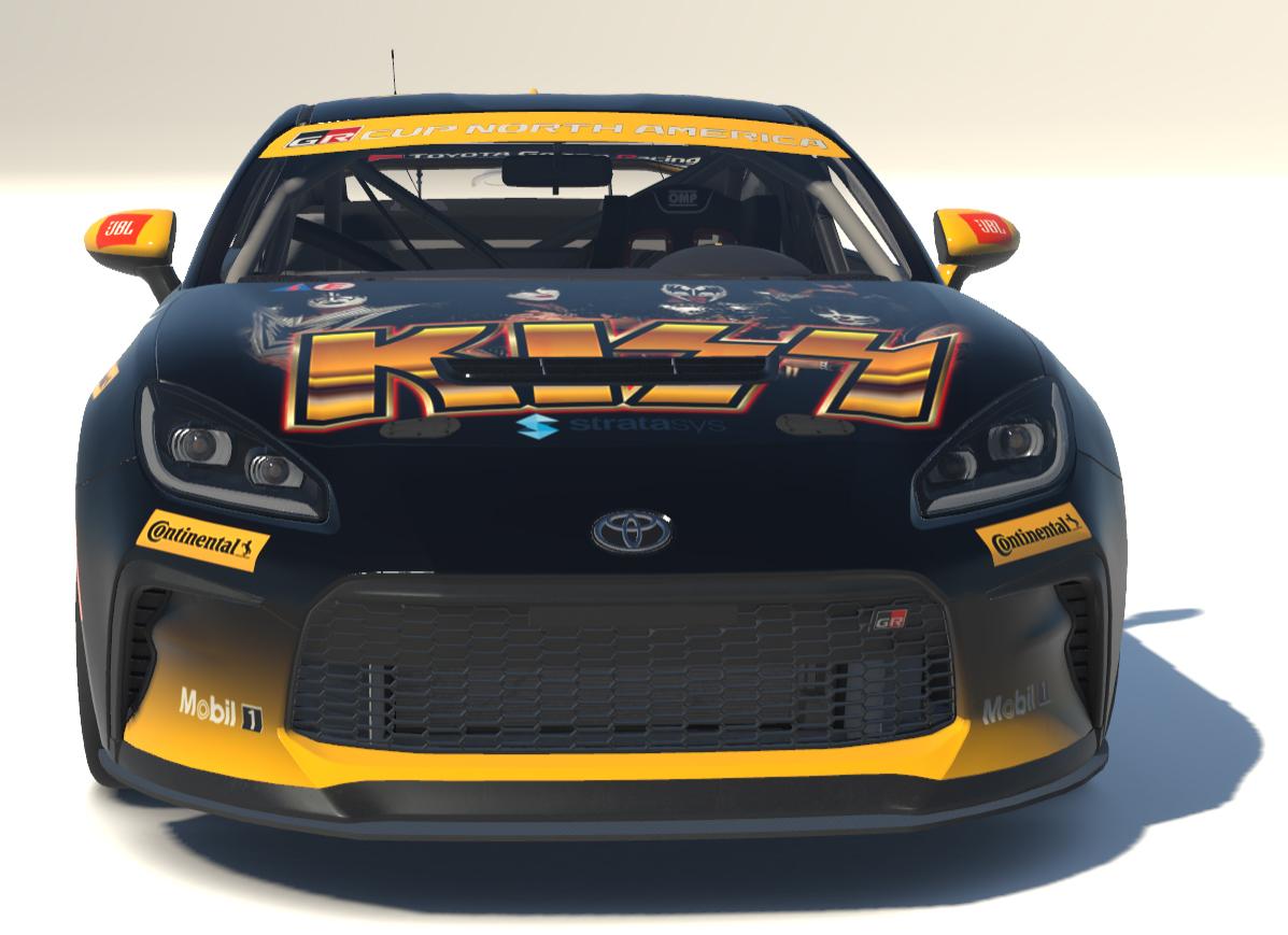 KISS Gold Toyota GR86 by Blake Madew - Trading Paints