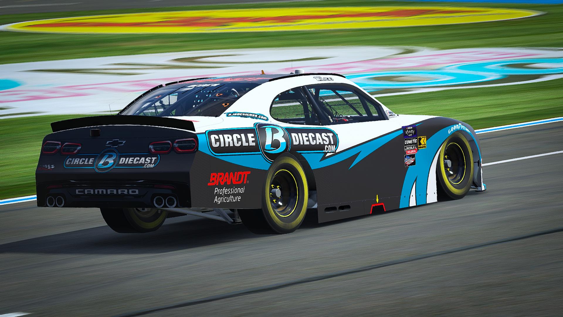 Josh Bilicki #92 DGM Racing Throwback Circle B Diecast Sim Stamp by ...