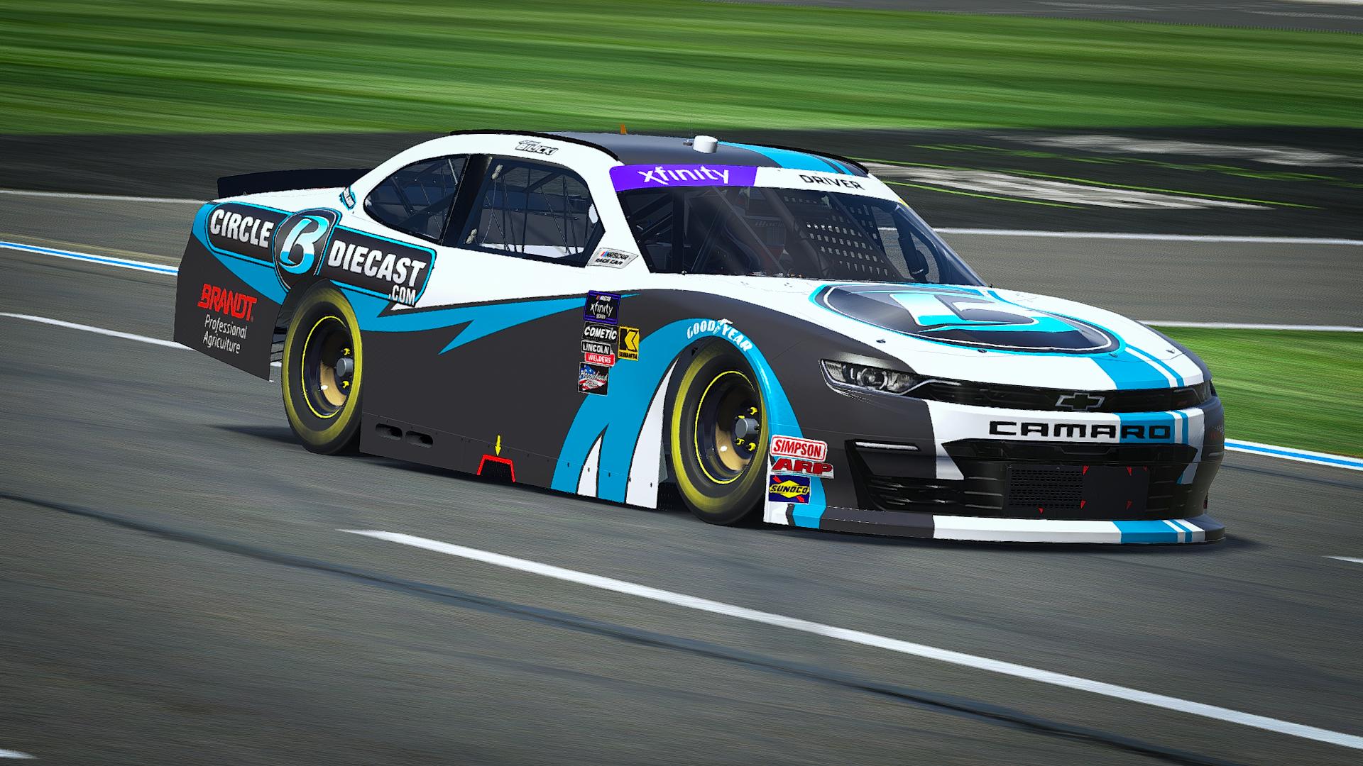 Josh Bilicki #92 DGM Racing Throwback Circle B Diecast Sim Stamp by ...