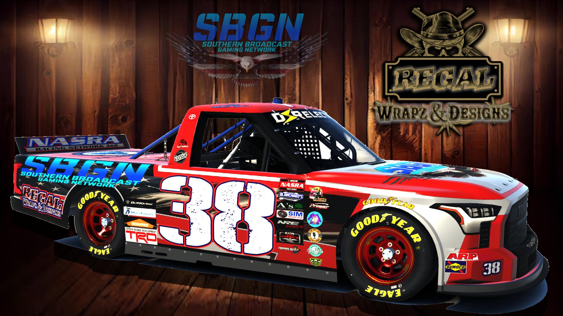 Zach Hartwick #38 SBGN Flag by Adam Fleeger - Trading Paints