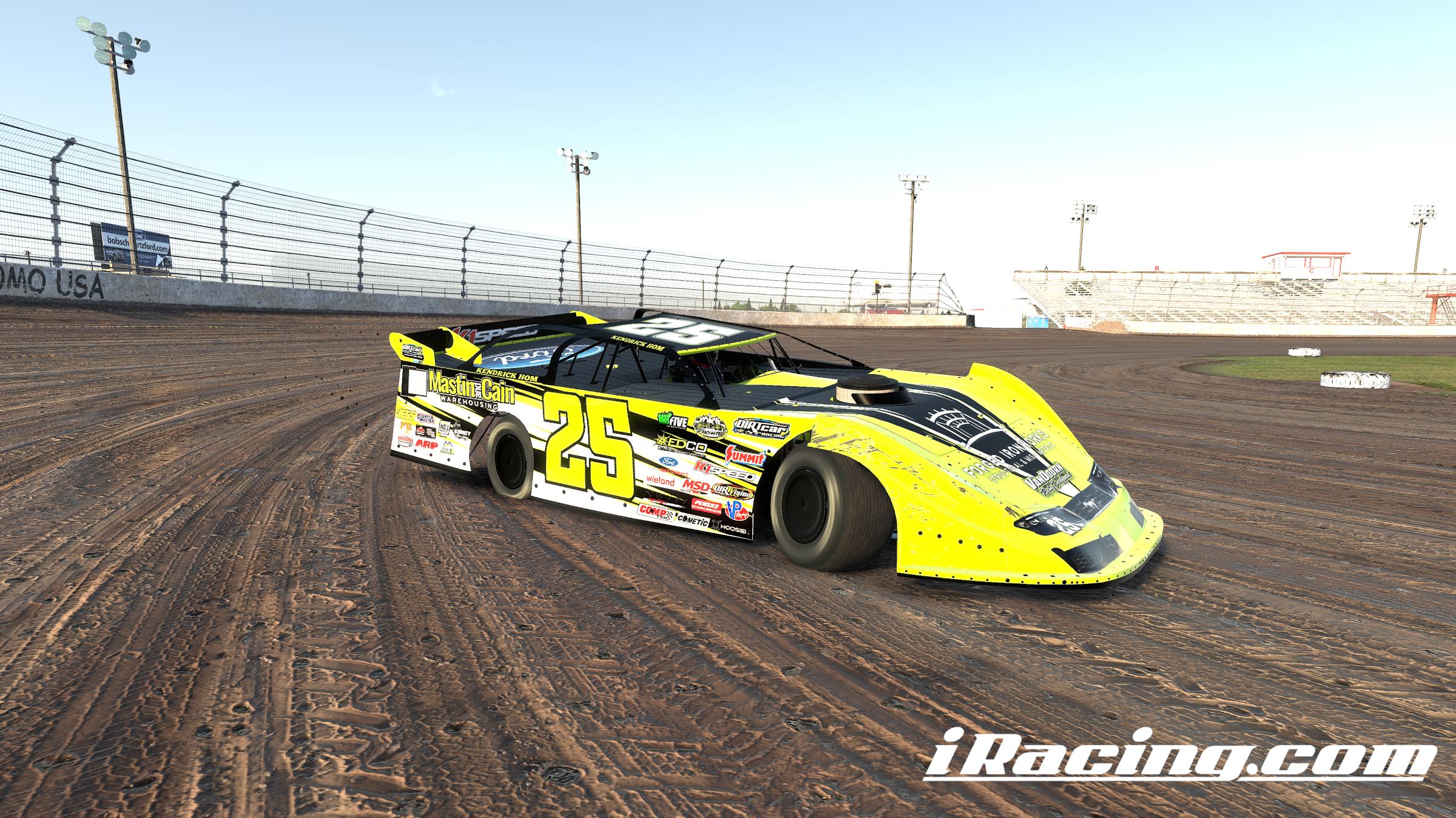 #25 Forged Ironworks Limited Late Model Mustang by Kendrick Hom ...