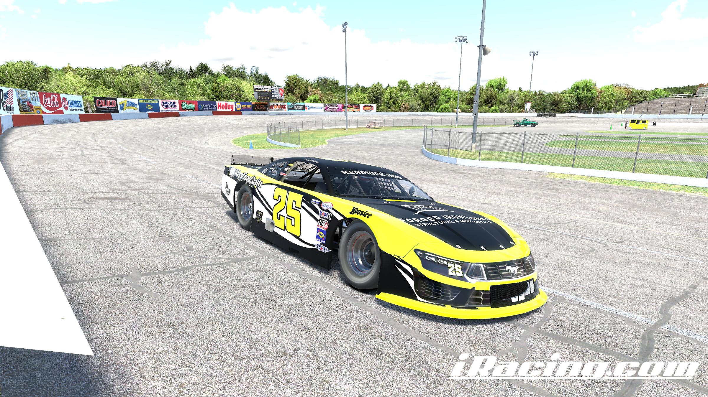 Forged Ironworks Ford Super Late Model Sim stamp by Kendrick Hom ...
