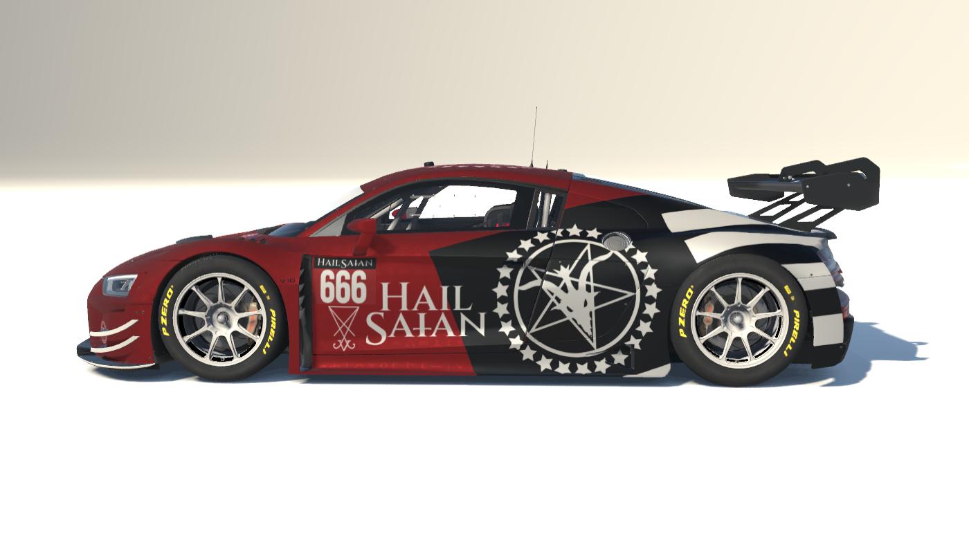 "HAIL SAtAN" RD Audi R8 LMS EVO II GT3 by Carson C. - Trading Paints