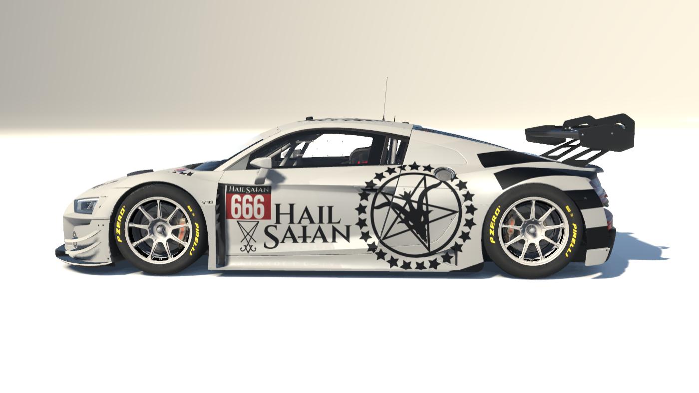 "HAIL SAtAN" WD Audi R8 LMS EVO II GT3 by Carson C. - Trading Paints