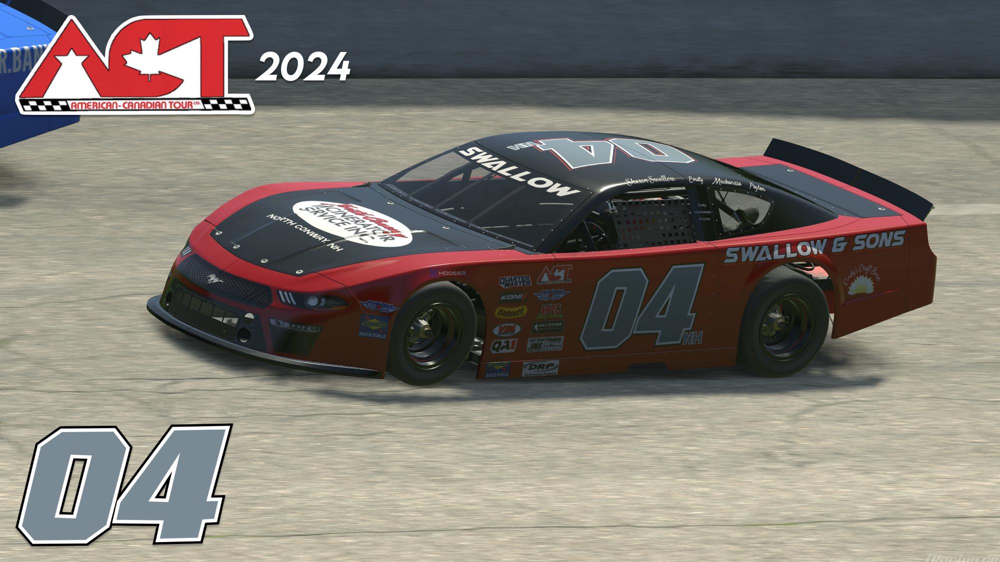 2024 Shawn Swallow ACT Late Model Mustang (No #s) by Matthew Breuer ...