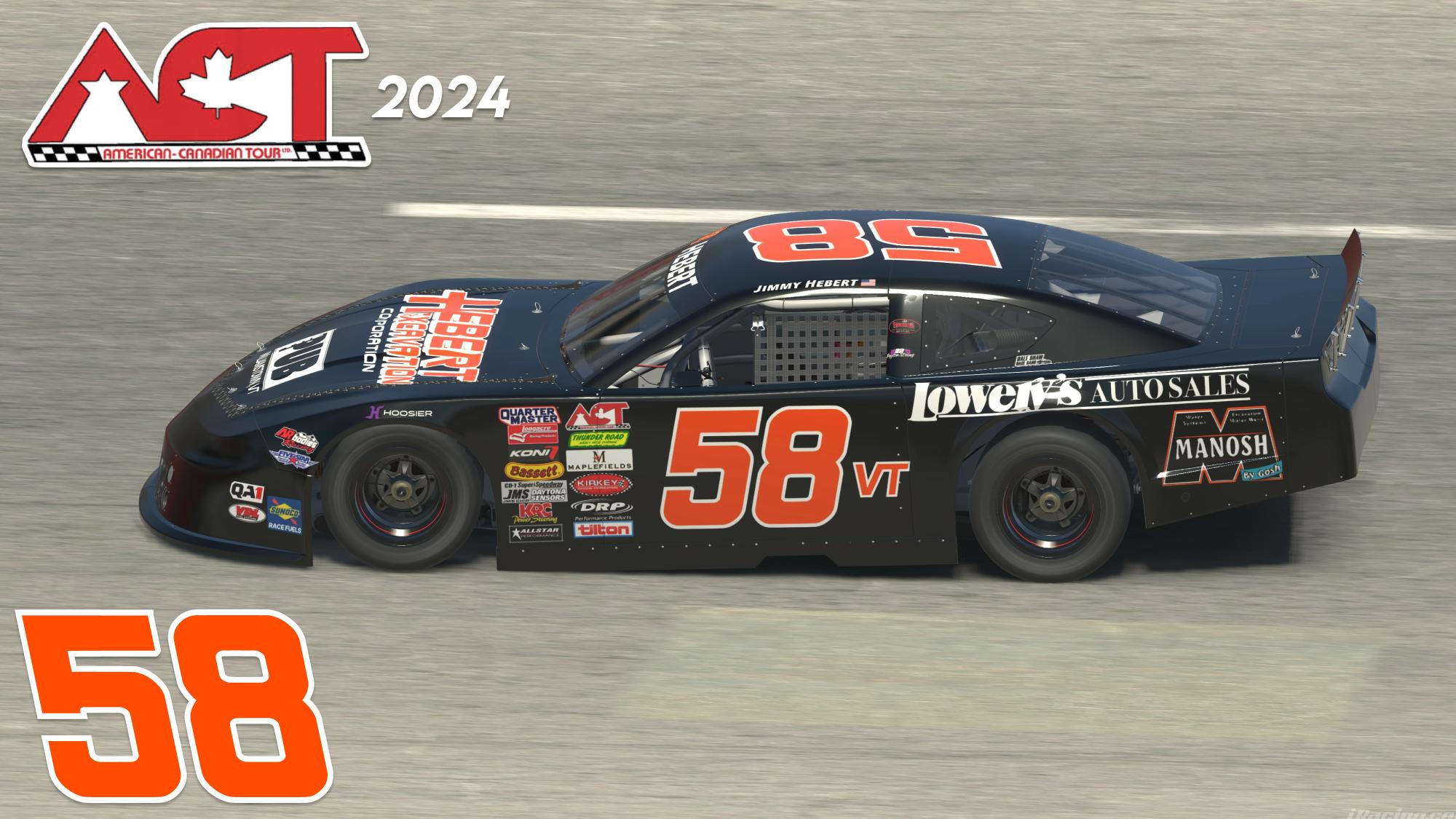 2024 Jimmy Hebert ACT Late Model by Matthew Breuer - Trading Paints