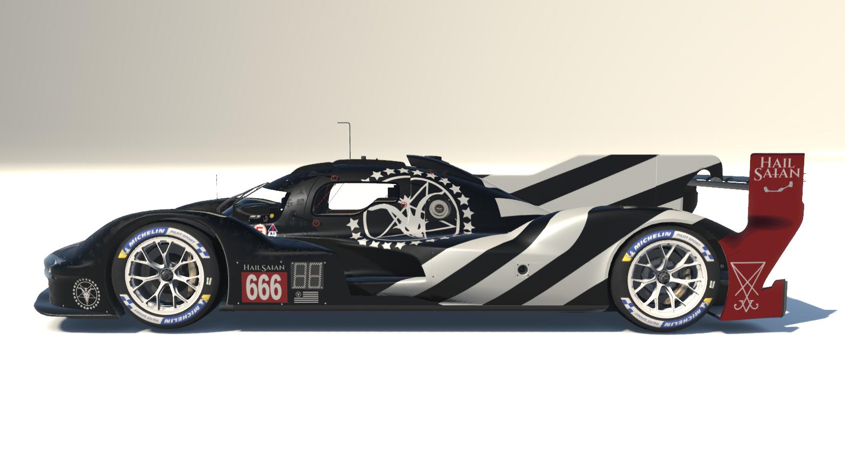 "HAIL SAtAN" Porsche 963 GTP by Carson C. - Trading Paints