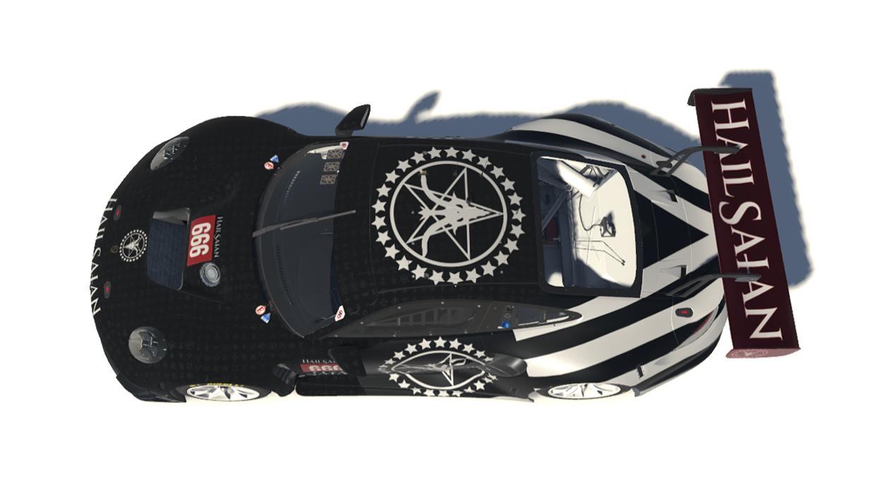 "HAIL SAtAN" Porsche 911 GT3 R (992) by Carson C. - Trading Paints