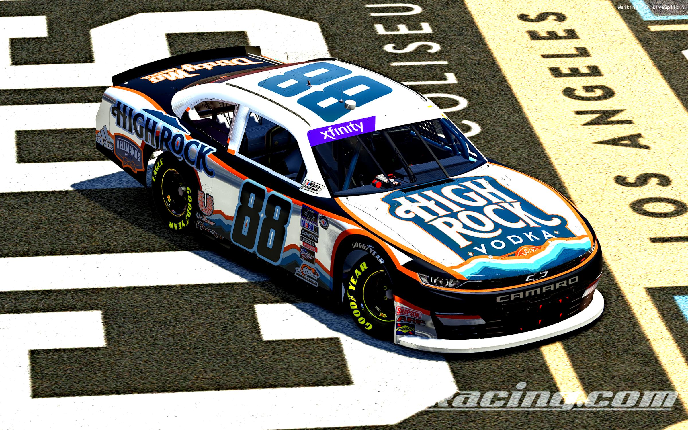 Fictional 88 Dale Jr High Rock Xfinity Camaro by Jeff Slaughter ...