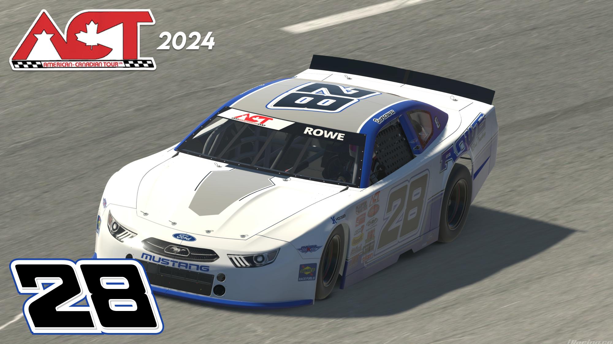 2024 Ben Rowe / Rowland Robinson Jr. ACT Late Model Mustang by Matthew ...