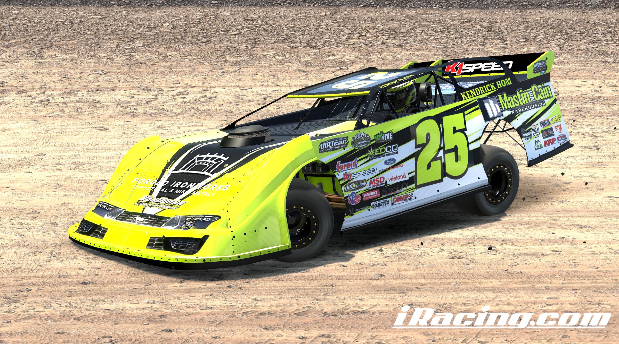 Forged Ironworks Limited Late Model Mustang Sim stamp by Kendrick Hom ...