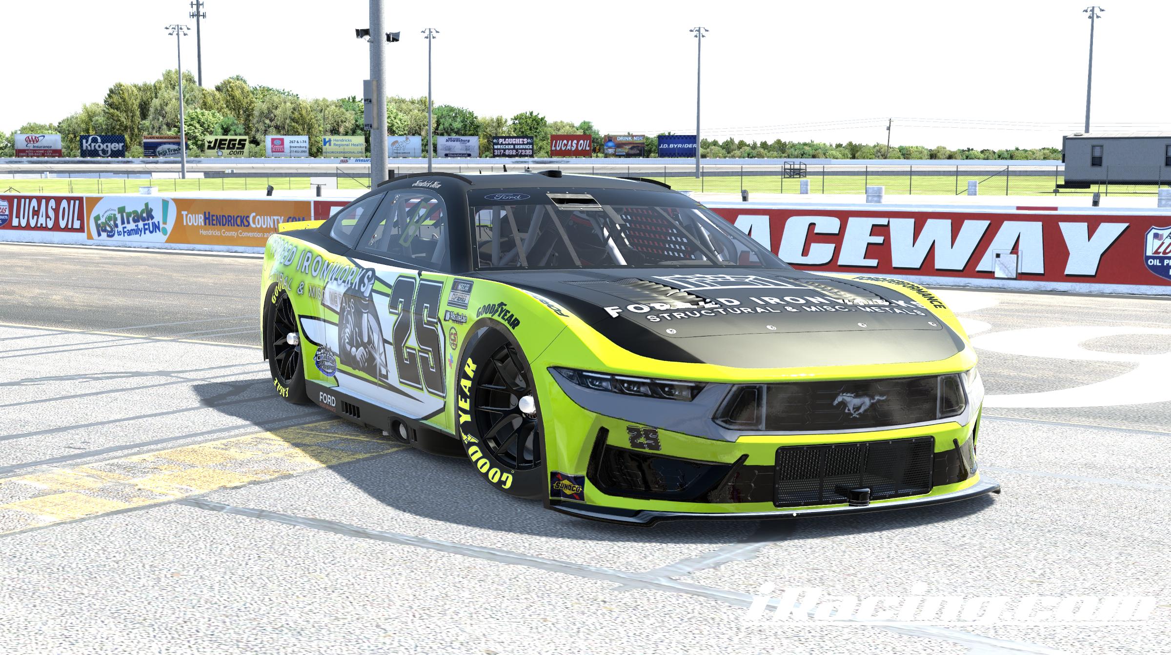 #25 Forged Ironworks Ford Mustang Next Gen Cup by Kendrick Hom ...