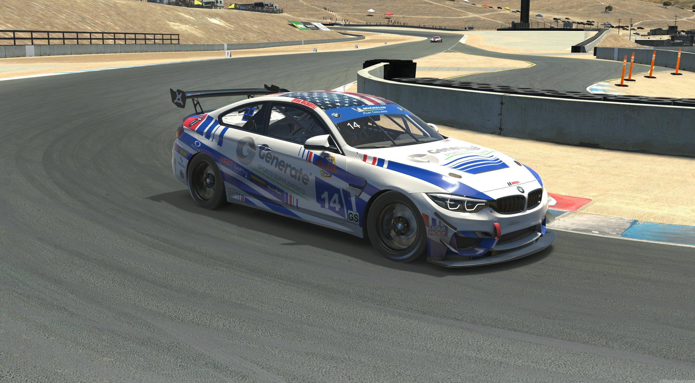 Generate BMW M4 GT4 by Ben D. - Trading Paints