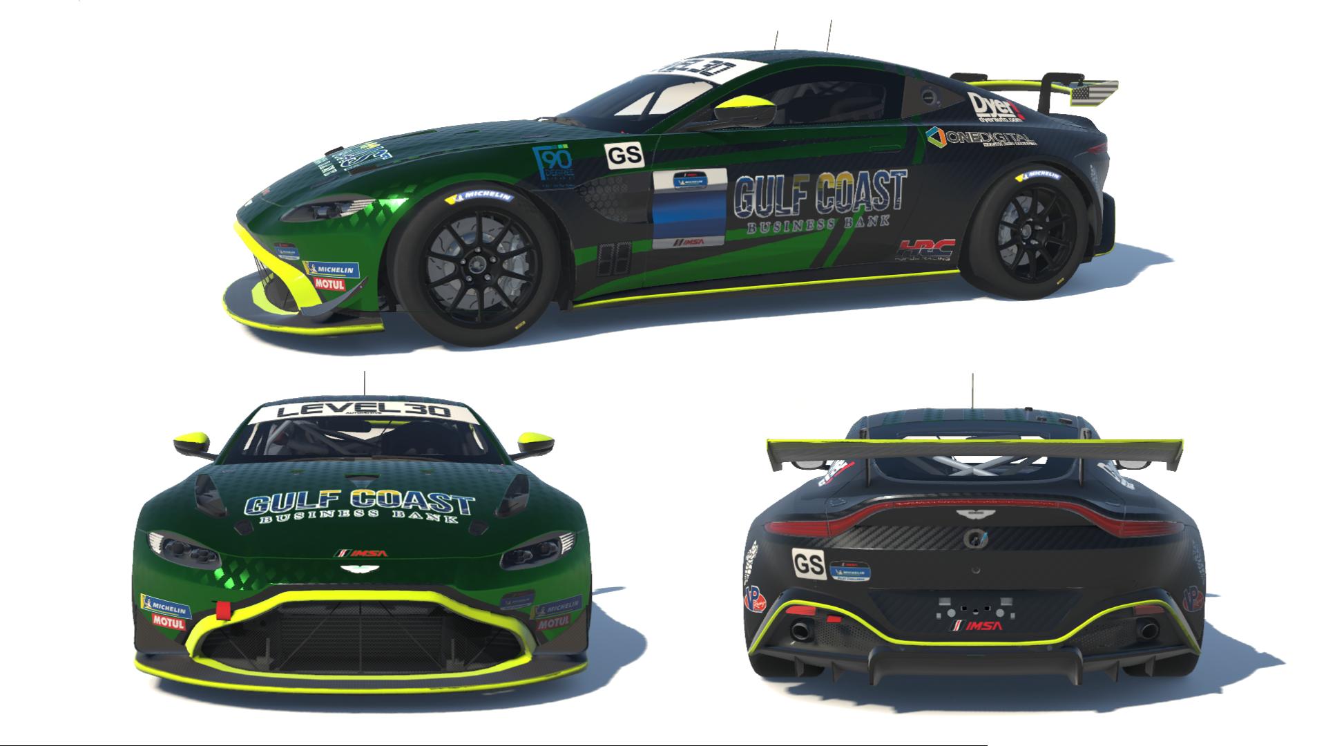Mirage Racing Aston Martin Vantage GT4 by Cooper Rasnick - Trading Paints
