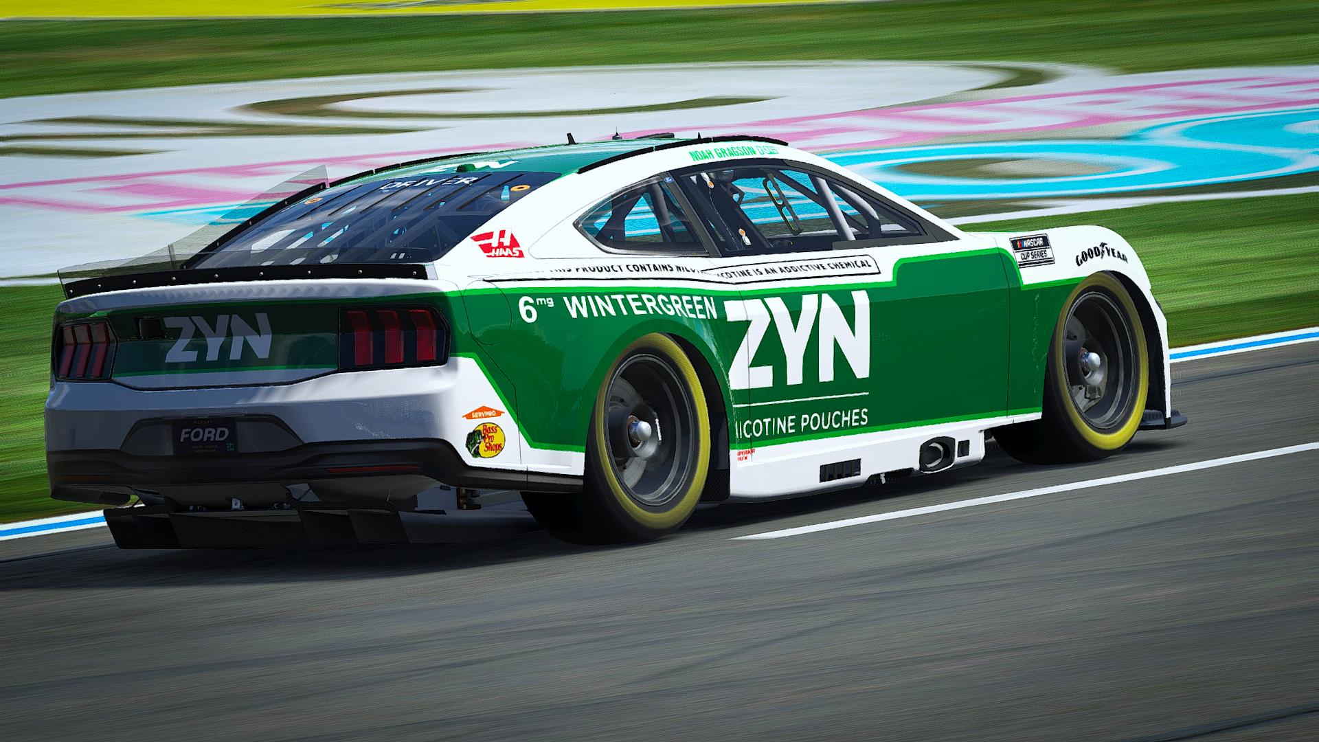*FICTIONAL* Noah Gragson #10 ZYN Nicotine Pouches Wintergreen Sim Stamp ...