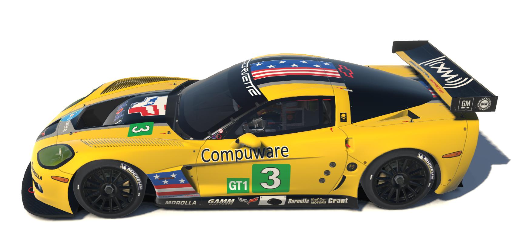 American Made Corvette C6.R by Pat Gabriel - Trading Paints
