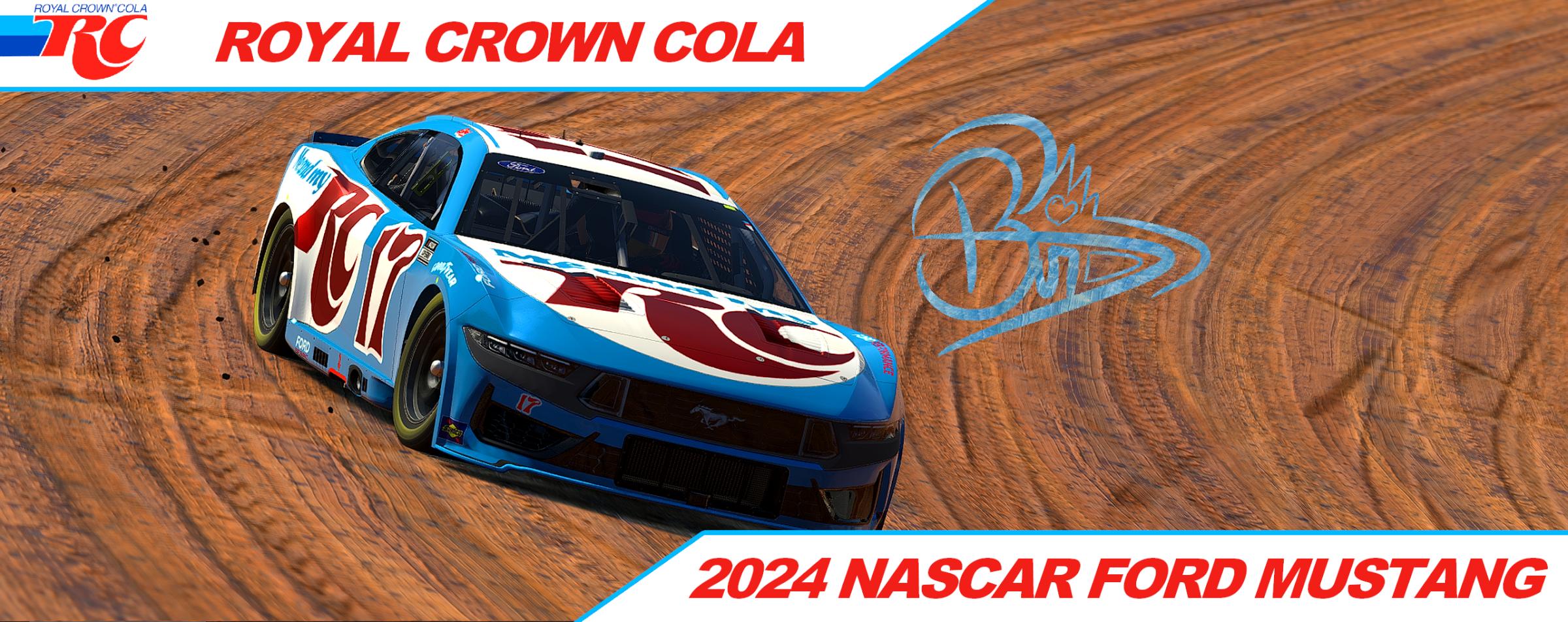 SIM STAMP RC Cola 2024 Ford Mustang by Dominic Barbagallo - Trading Paints