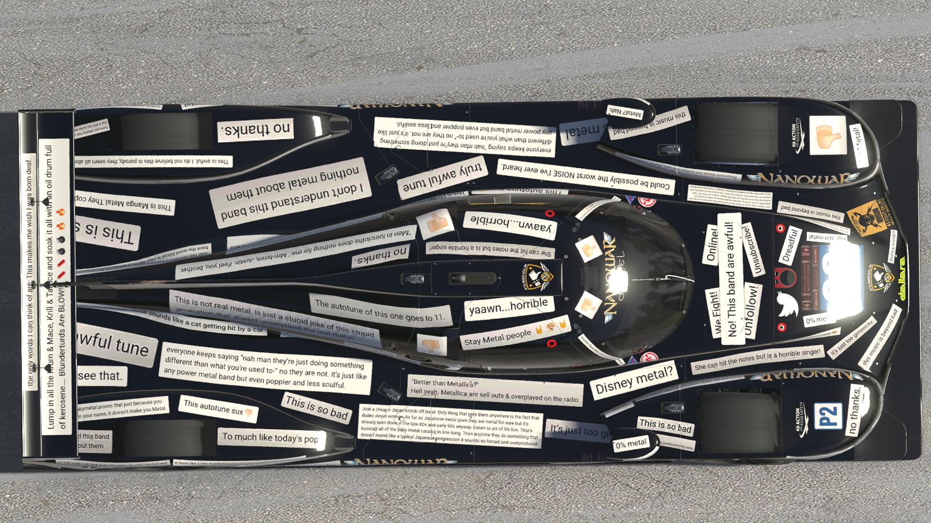 Metal Boomer Batallion Dallara P217 by Jasper De Jong - Trading Paints