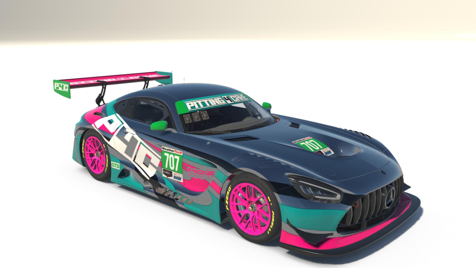 Pitting 4 Cake IMSA Mercedes-AMG GT3 by Mike Lofquist2 - Trading Paints