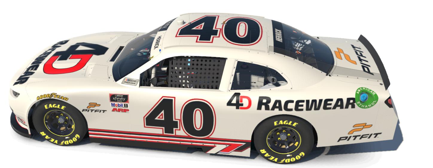 4dRacewear.com Xfinity Camaro White by Jim H. - Trading Paints