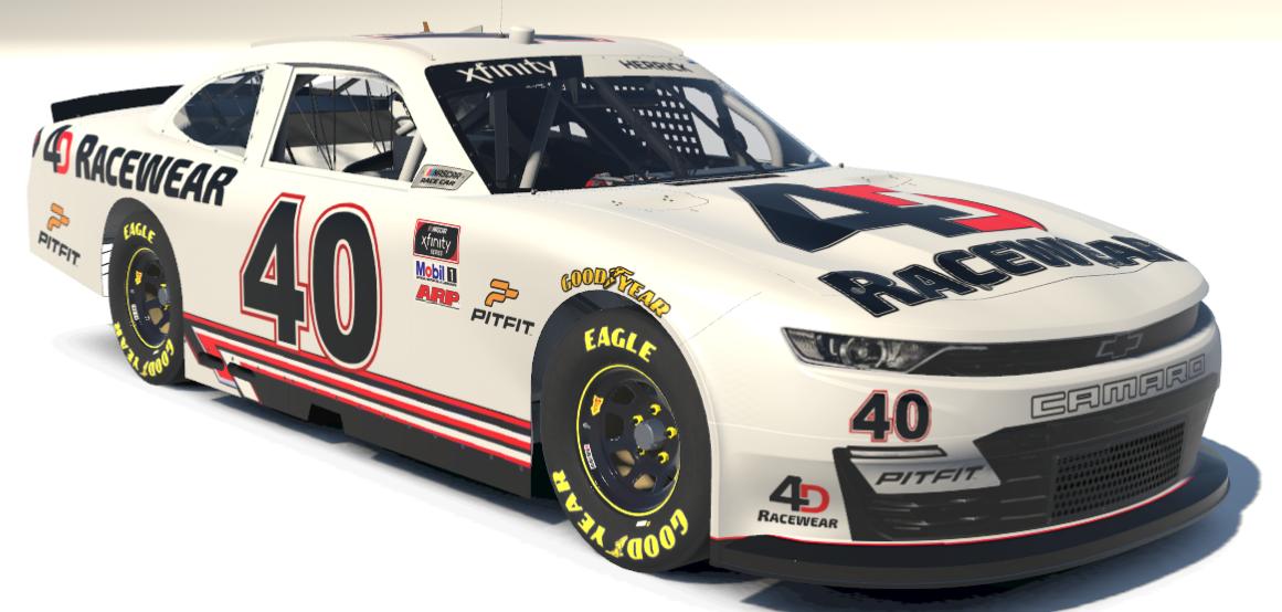 4dRacewear.com Xfinity Camaro White by Jim H. - Trading Paints