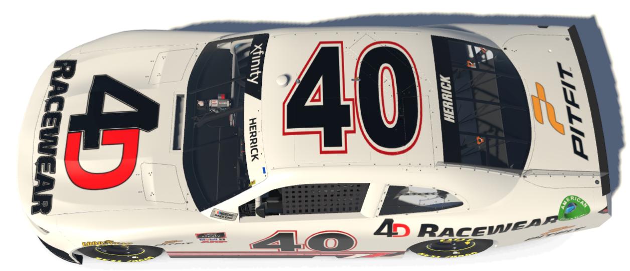 4dRacewear.com Xfinity Camaro White by Jim H. - Trading Paints