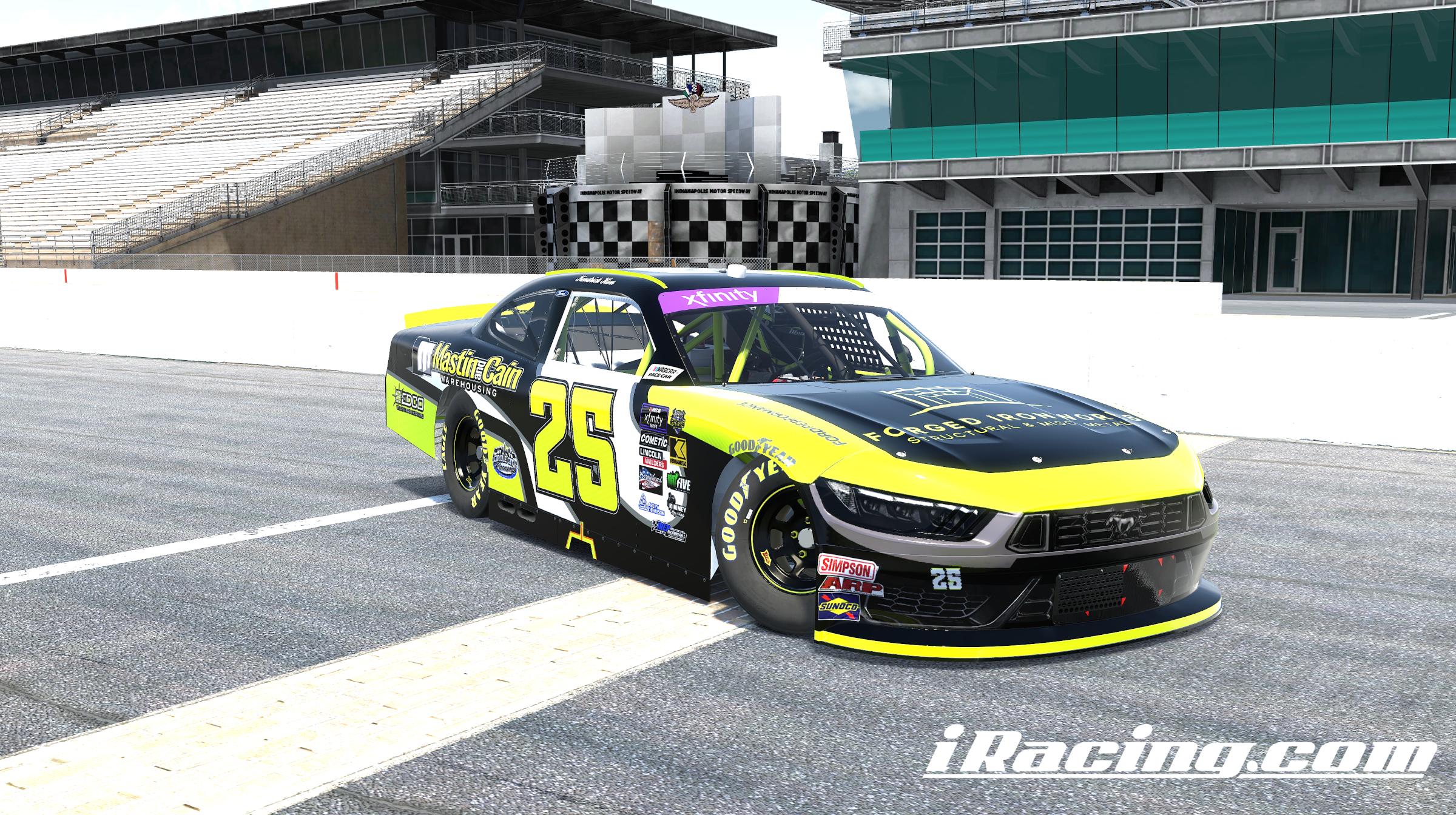 #25 Forged Ironworks Xfinity Mustang by Kendrick Hom - Trading Paints