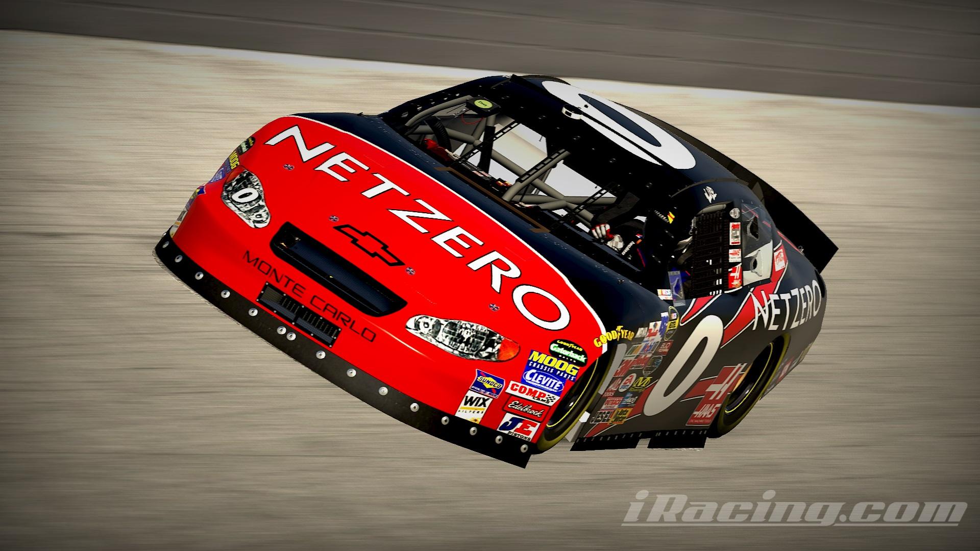 #0 Ward Burton 2004 NetZero v2 Chevrolet Monte Carlo Sim Stamped Number ...