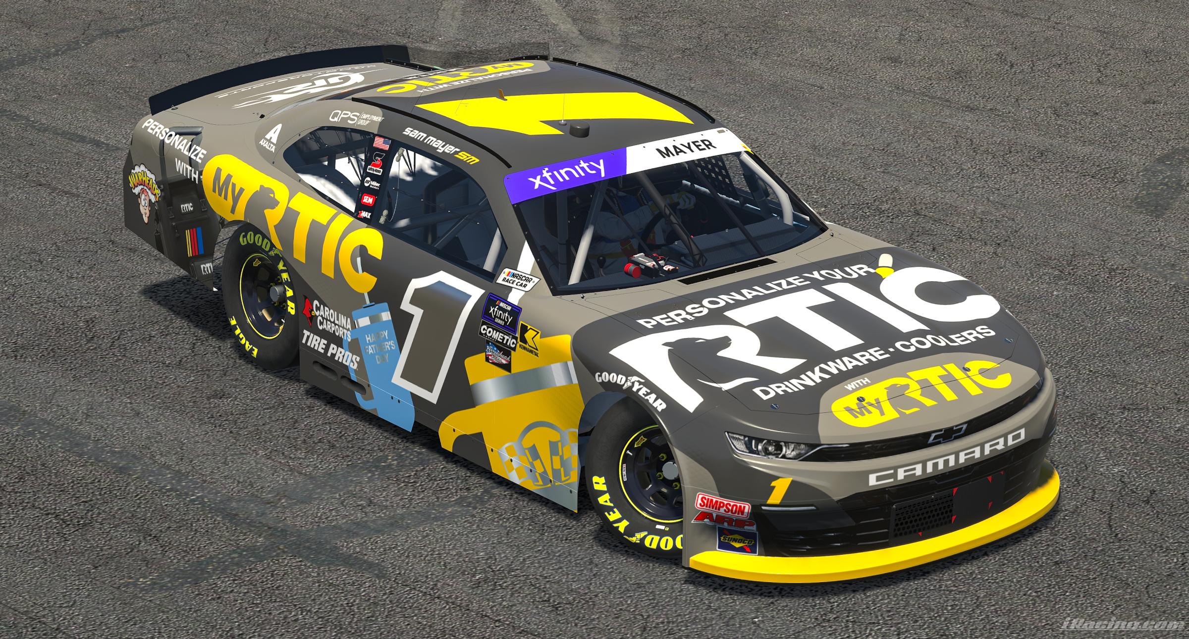 2024 Sam Mayer myRTIC Camaro by Ryan A Williams - Trading Paints